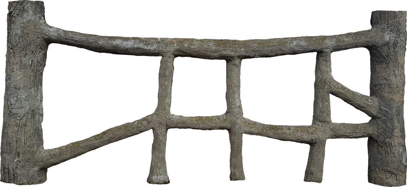 Garde corps faux bois