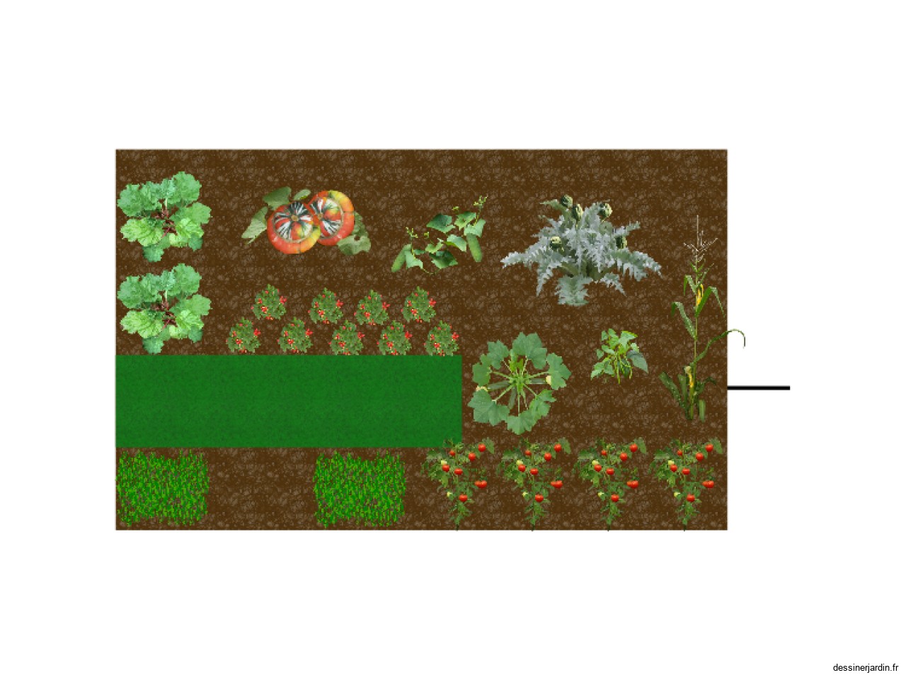 Potager dessiné par Philippe14