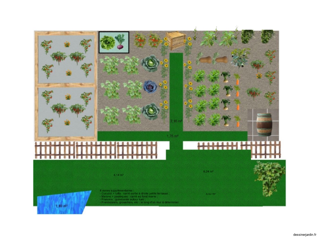 Mon potager dessiné par AlShav39
