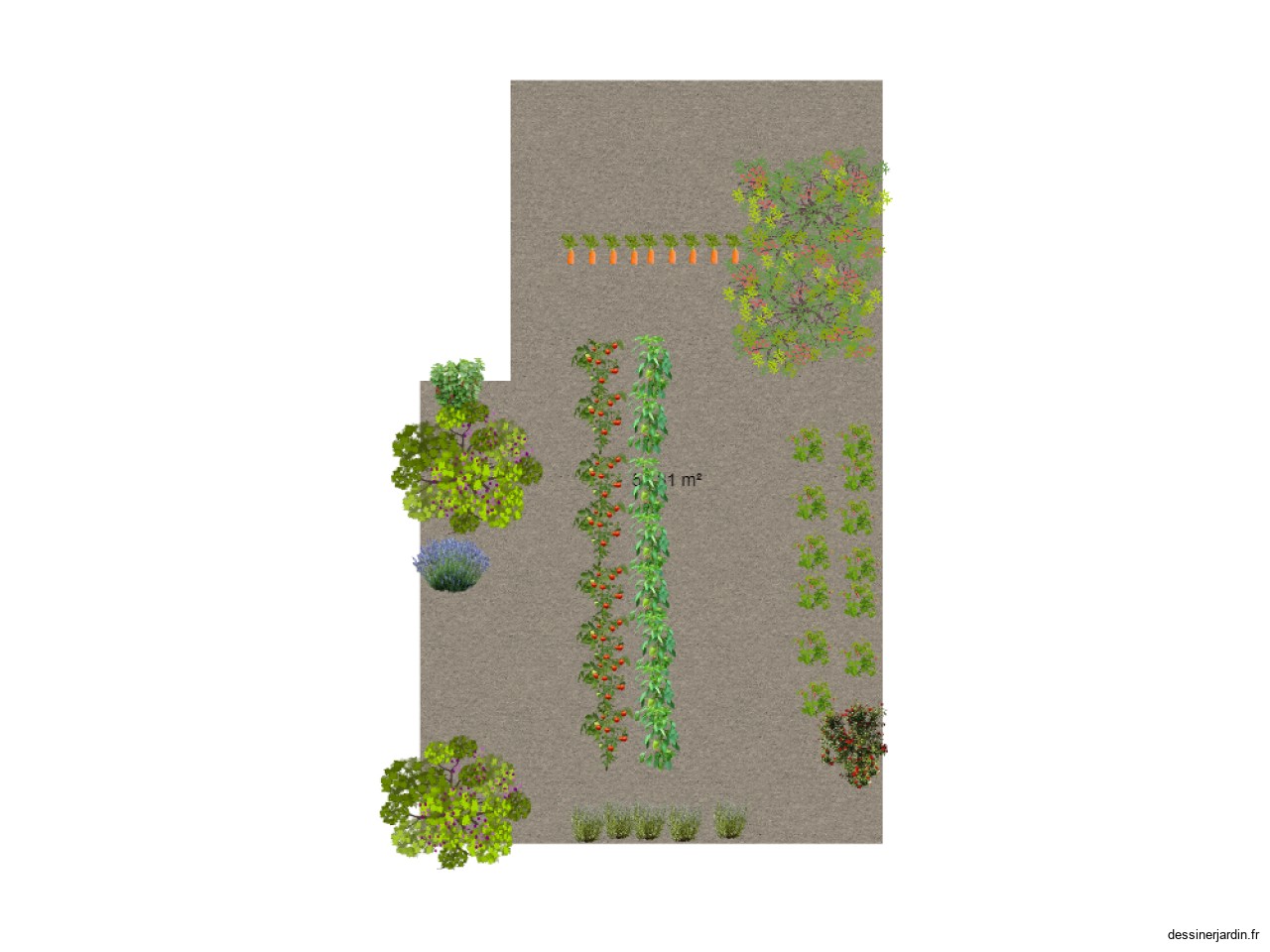 Mon potager dessiné par Moha00213