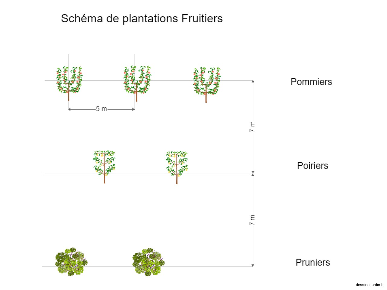 Fruitiers dessiné par MairieLA