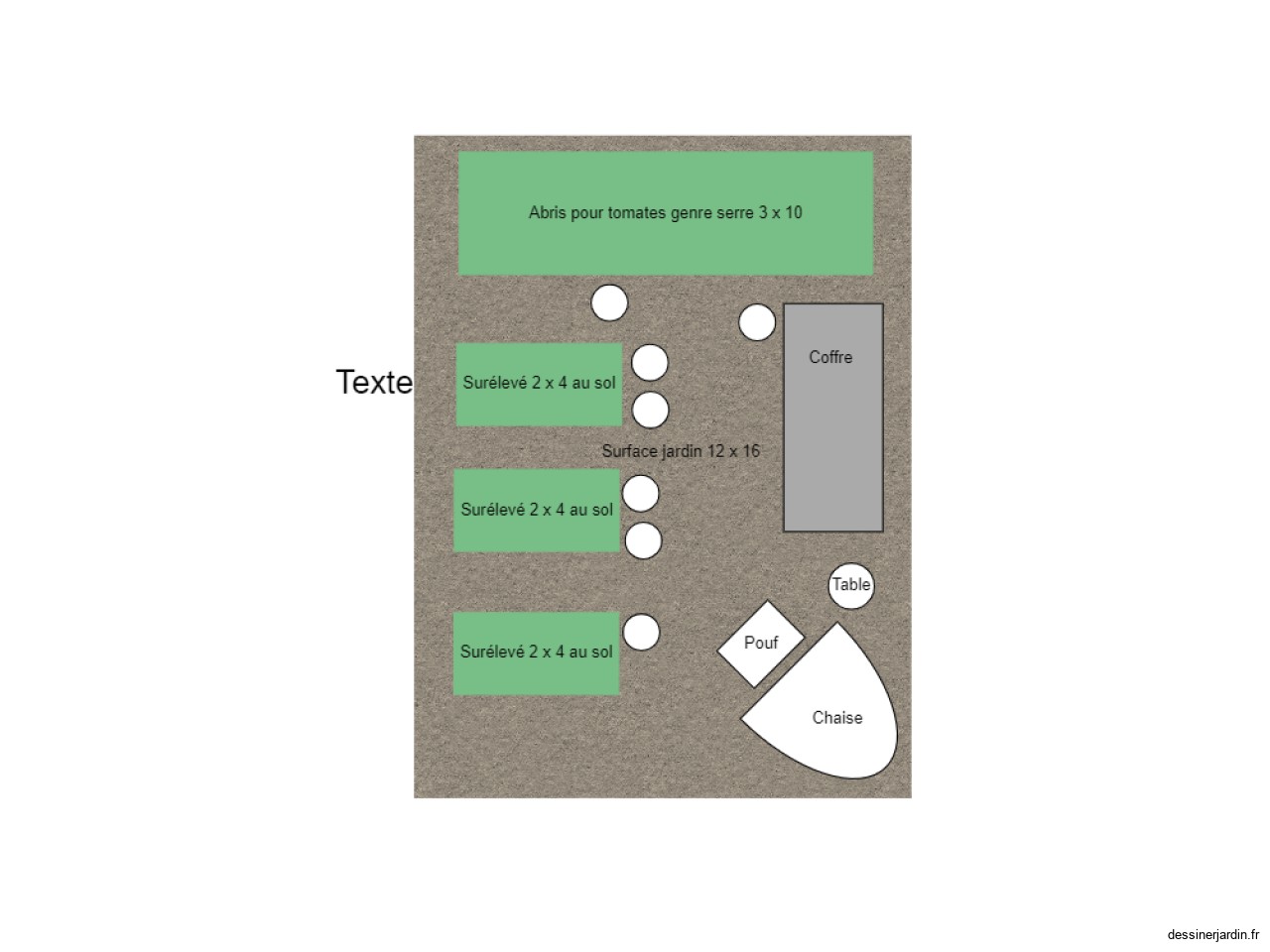 Mon potager dessiné par Artistecaro